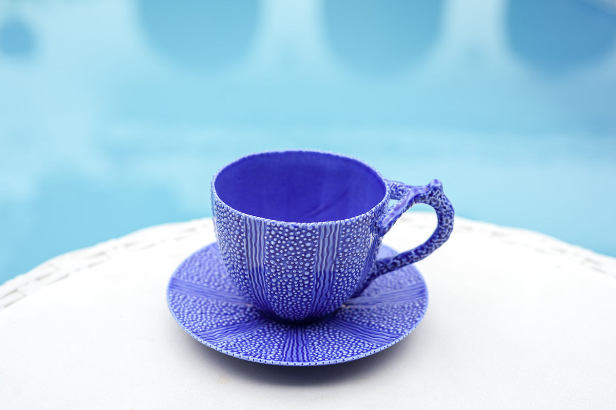 Salungo cup and saucer blue – Liwayway.ph